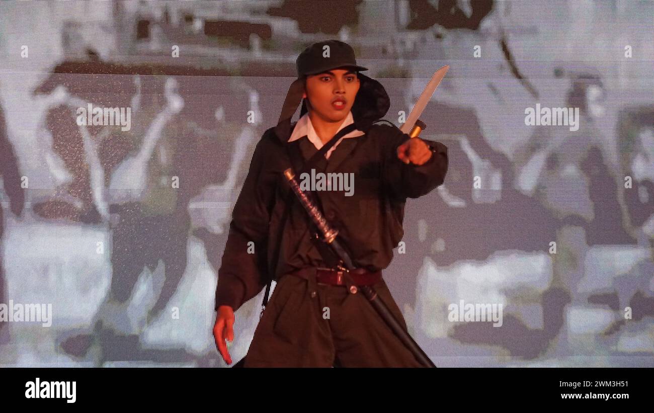 The theatrical performance to commemorates the struggle of PETA troops ...