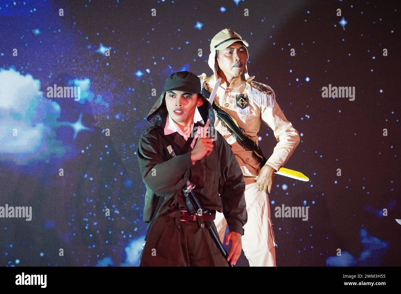 The theatrical performance to commemorates the struggle of PETA troops ...