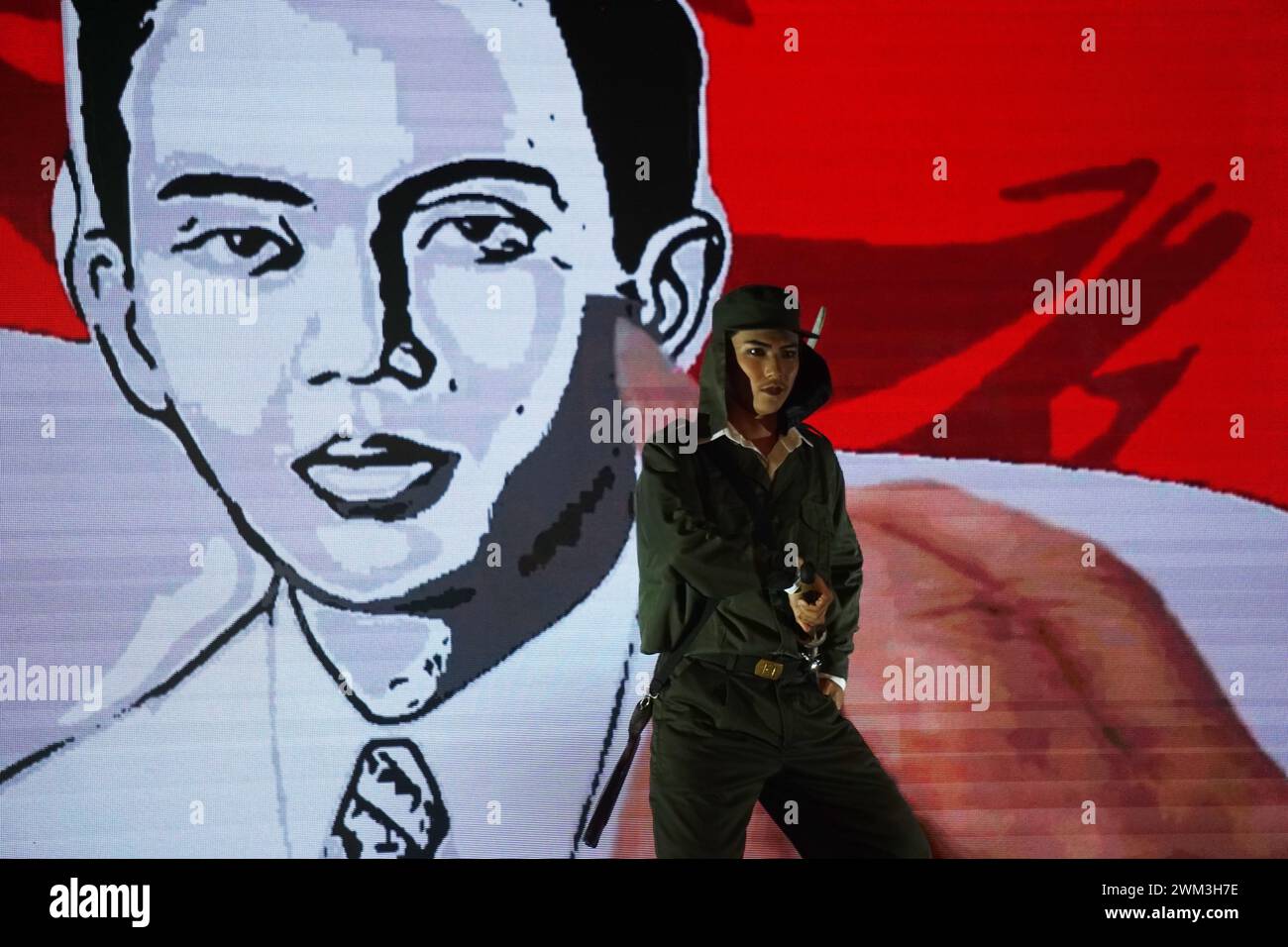 The theatrical performance to commemorates the struggle of PETA troops ...