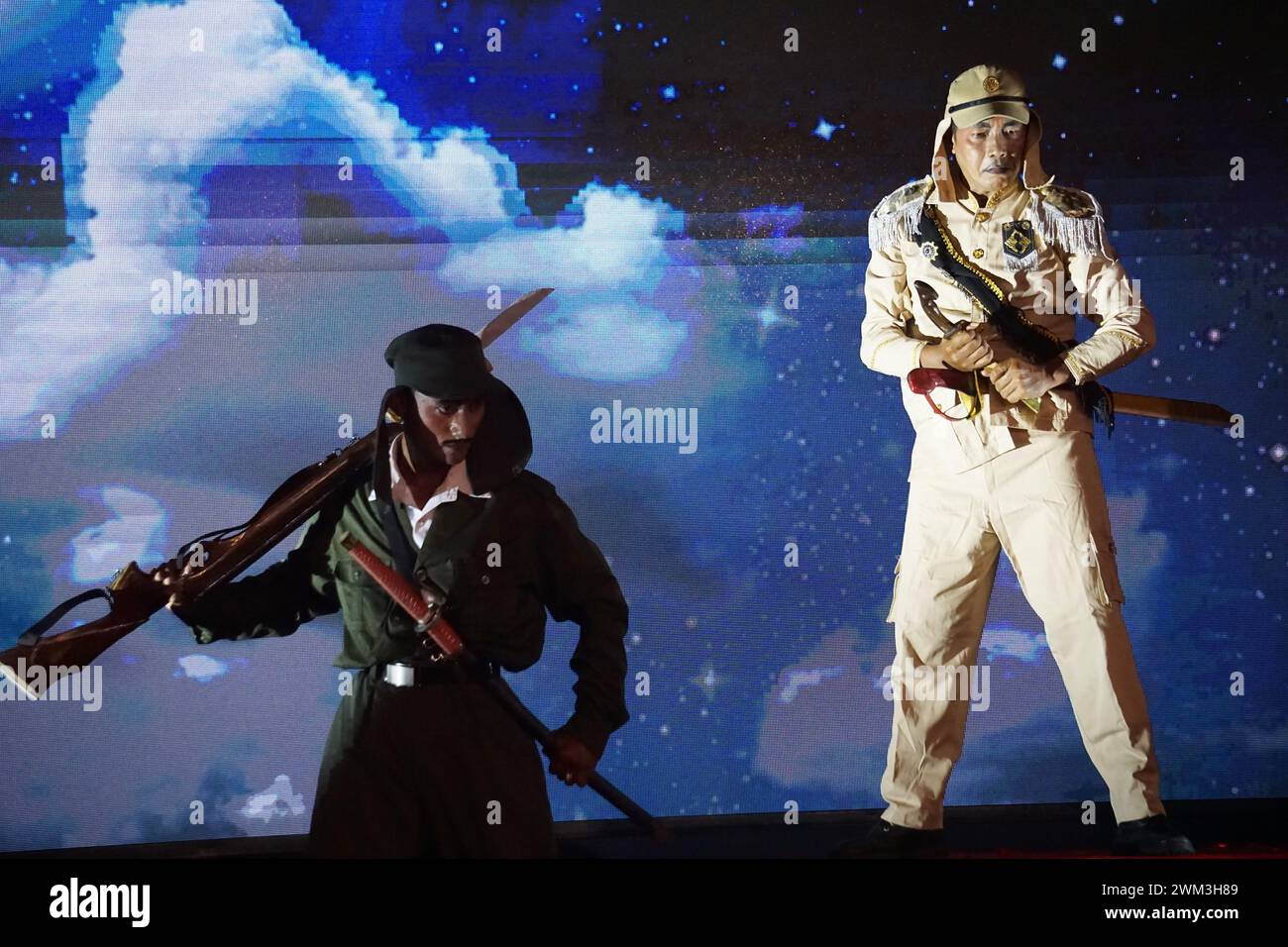 The theatrical performance to commemorates the struggle of PETA troops ...