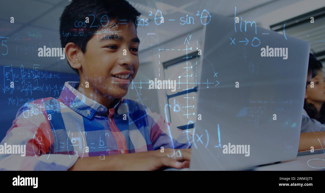 Math display in classroom hi-res stock photography and images - Alamy