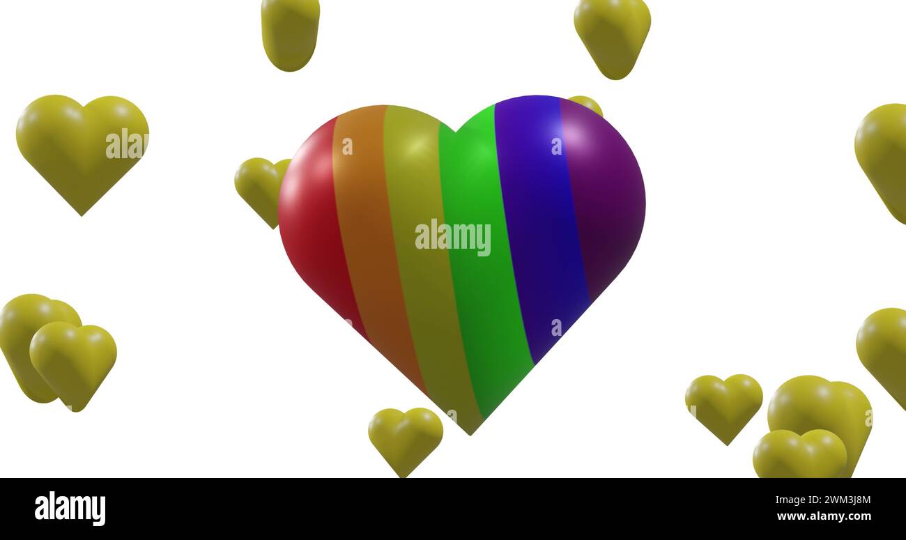 Art colorful love hearts Cut Out Stock Images & Pictures - Alamy