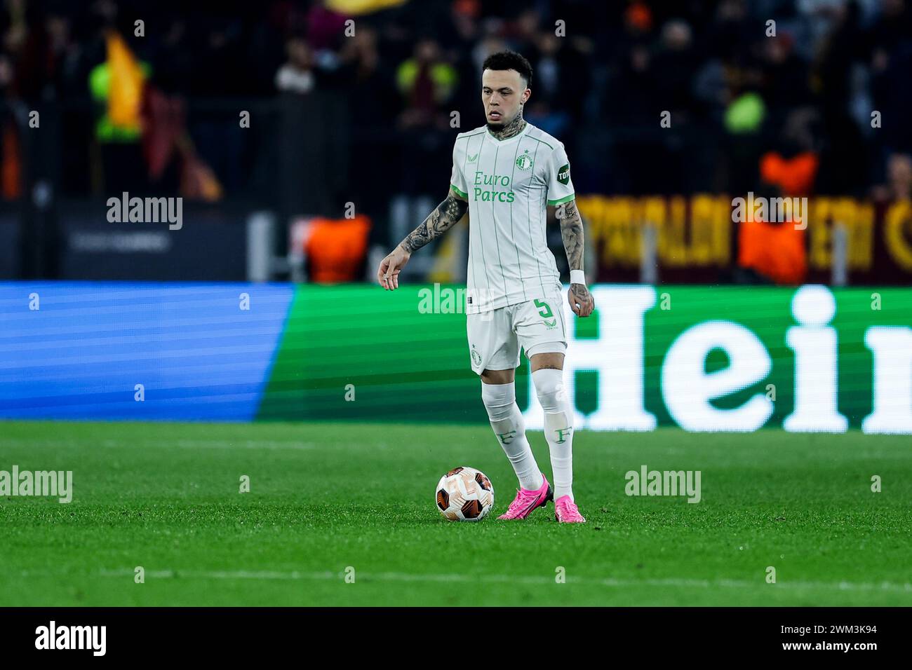 Feyenoord's Dutch defender Quilindschy Hartman controls the ball during ...