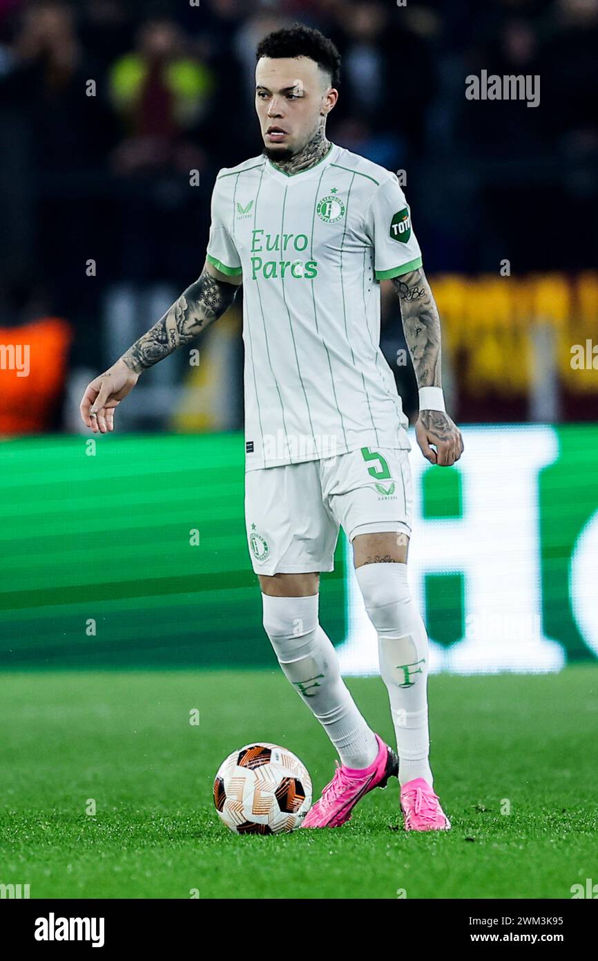 Feyenoord's Dutch defender Quilindschy Hartman controls the ball during ...