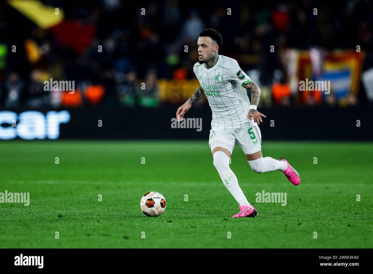 Feyenoord's Dutch defender Quilindschy Hartman controls the ball during ...