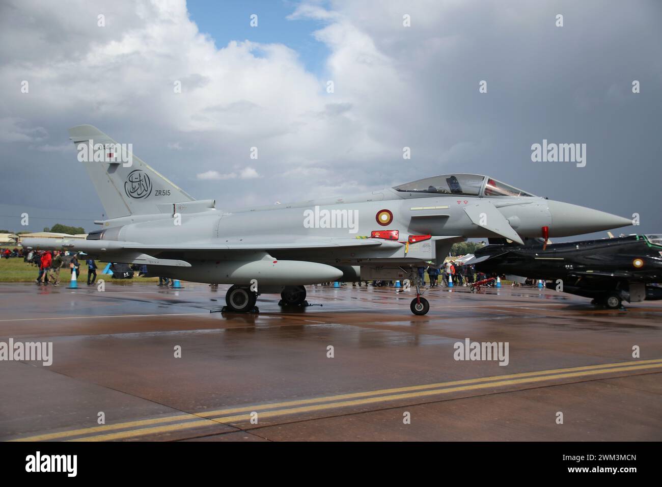 QA414, a Eurofighter EF2000 Typhoon operated by the Qatar Emiri Air ...