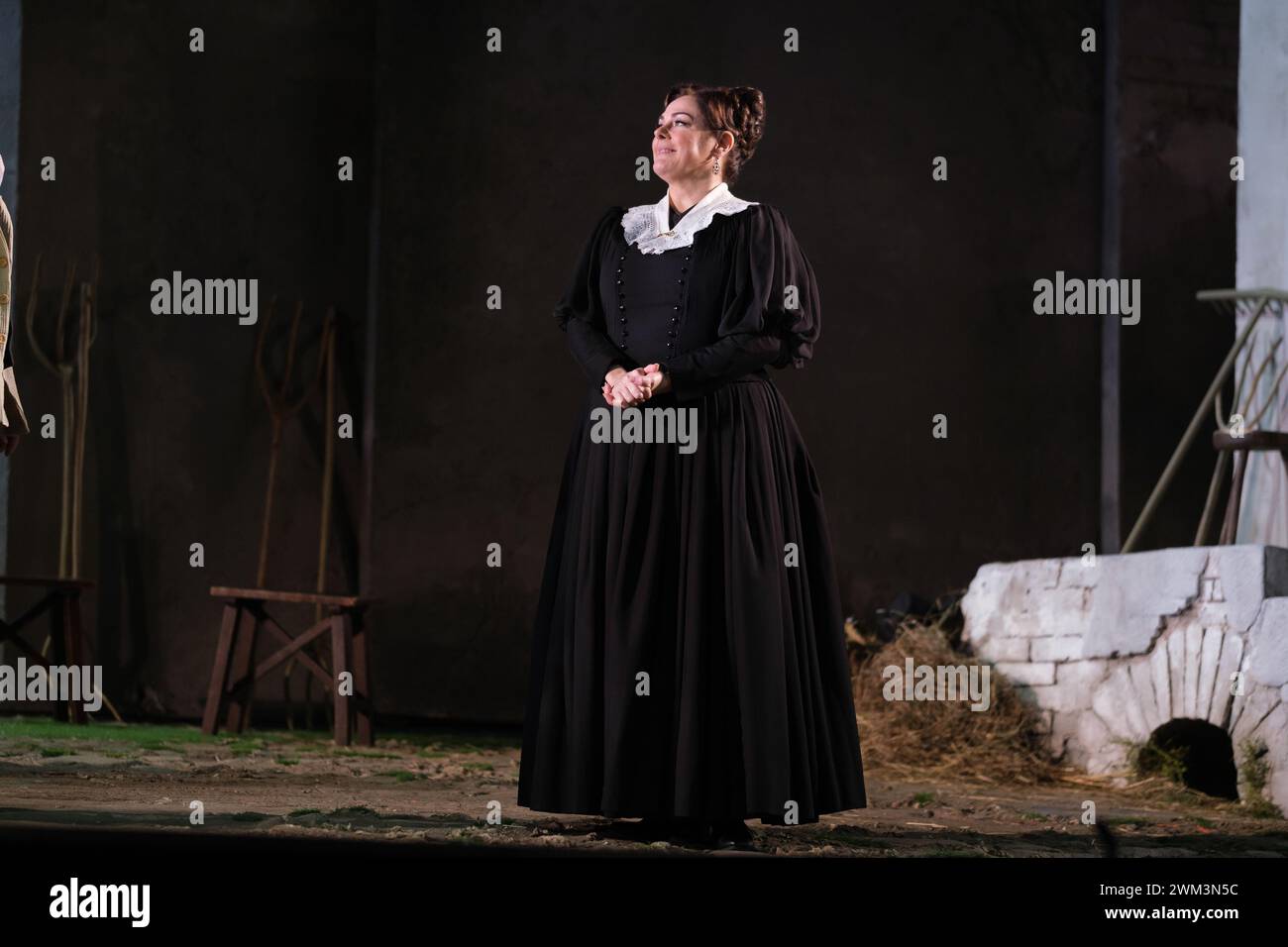 perform during the presentation of the opera LA ROSA DEL AZAFRAN at the ...