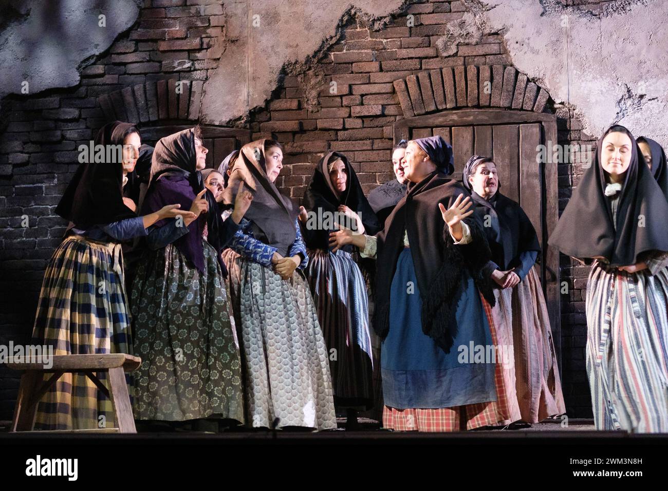 perform during the presentation of the opera LA ROSA DEL AZAFRAN at the ...