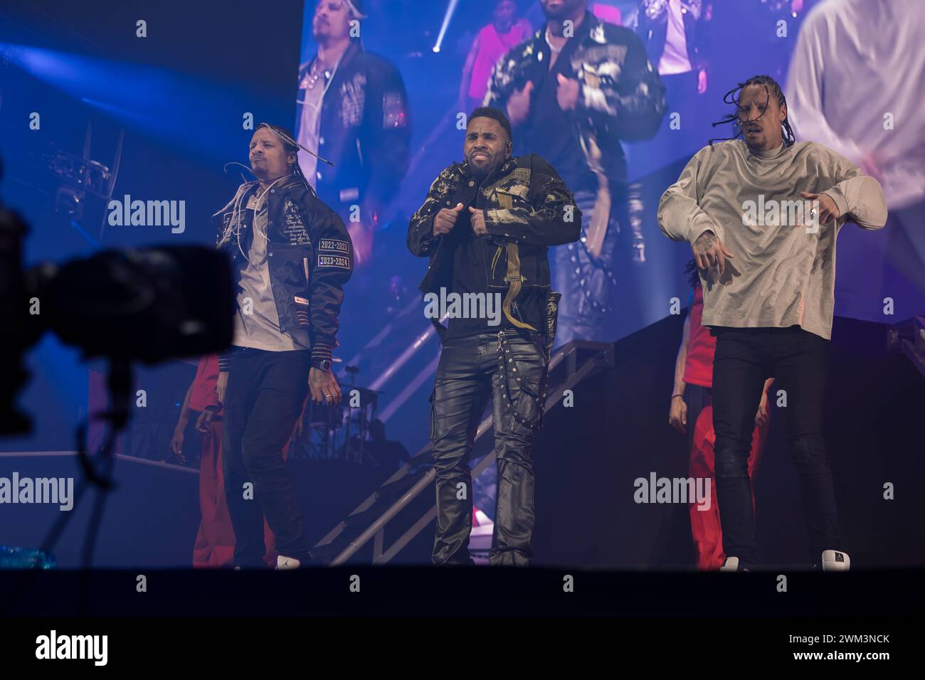 Oslo, Norway 23 February 2024 Jason Derulo music artist, dancer takes ...