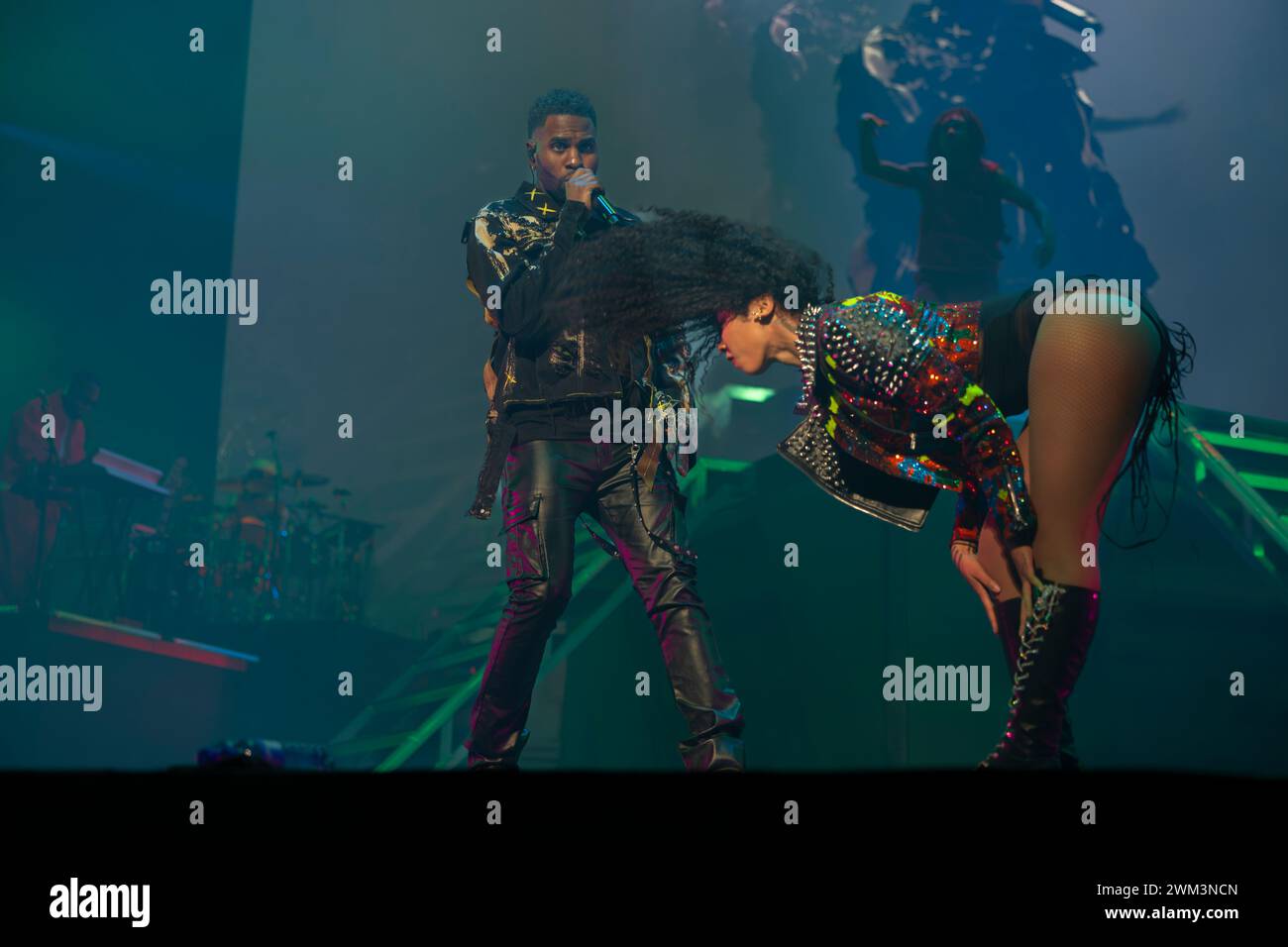 Oslo, Norway 23 February 2024 Jason Derulo music artist, dancer takes ...