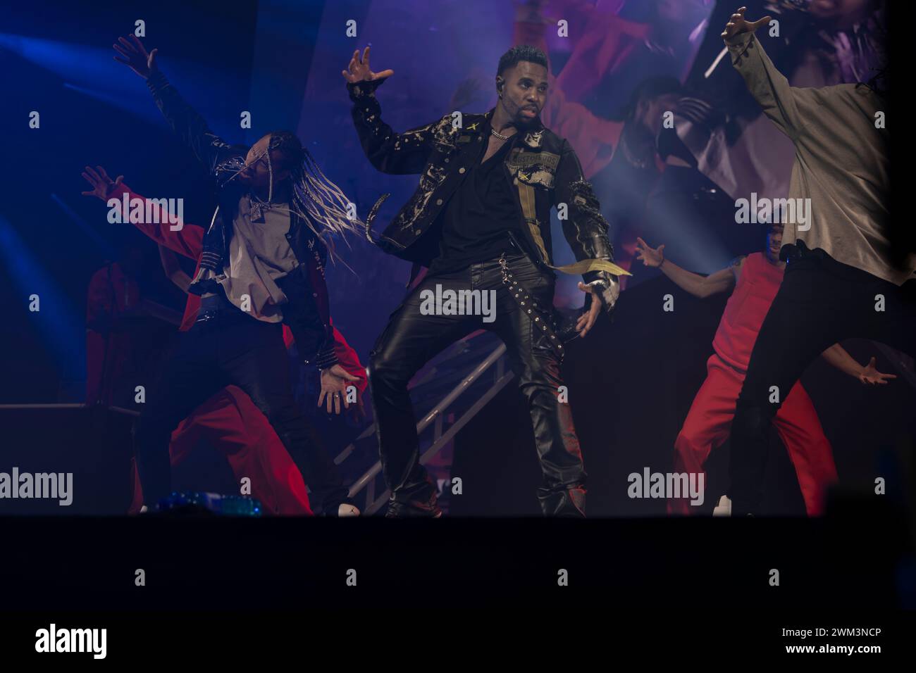 Oslo, Norway 23 February 2024 Jason Derulo music artist, dancer takes ...