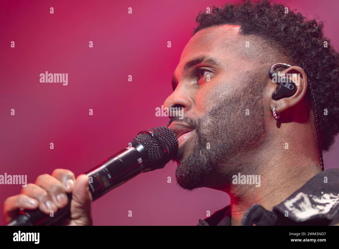 Oslo, Norway 23 February 2024 Jason Derulo music artist, dancer takes ...