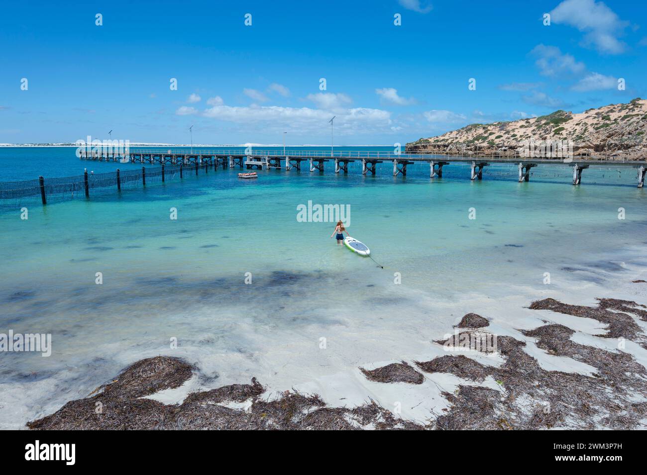 Scenic view of Port Le Hunte, Penong, South Australia, SA, Australia ...