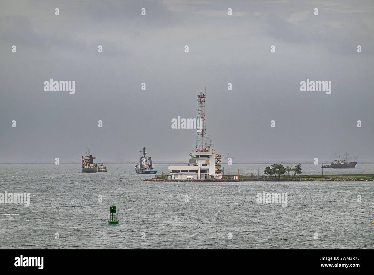 Limon Bay, Colon, Panama - July 24, 2023: Panama Canal Port Captain ...