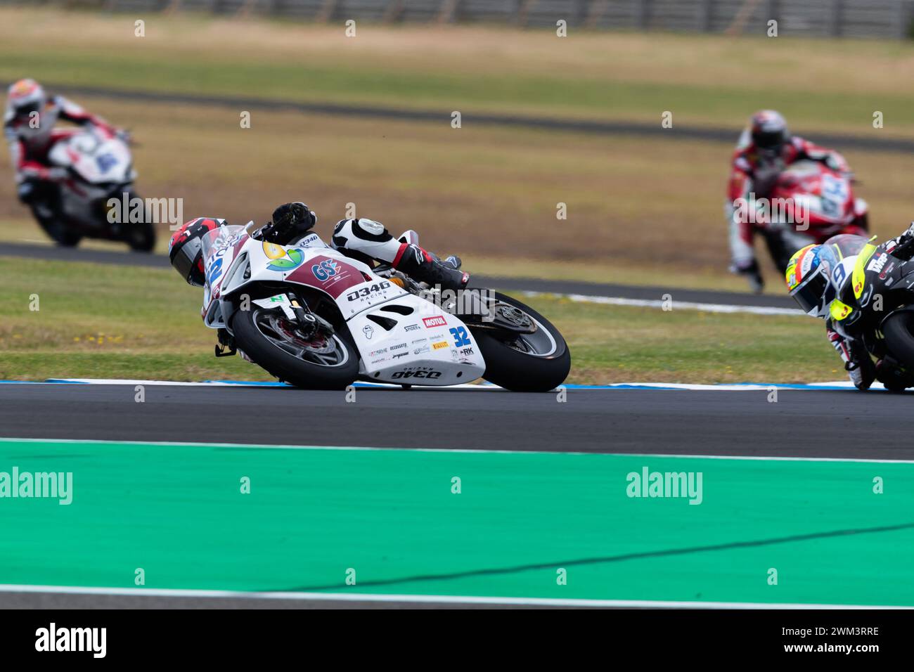 Phillip Island, Australia, 24 February, 2024. Oliver Bayliss of AUS on ...