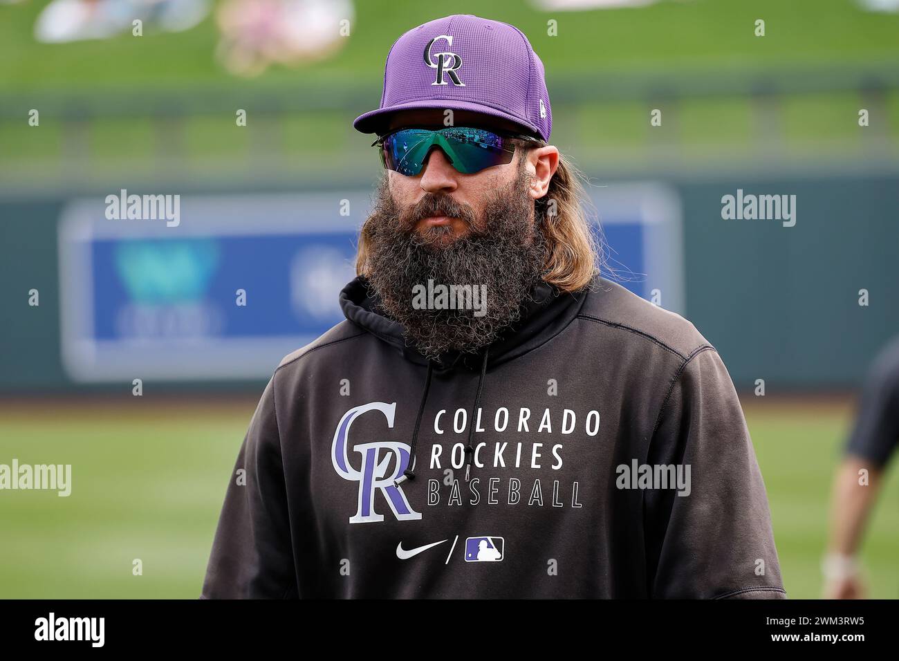 SCOTTSDALE, AZ - FEBRUARY 23: Colorado Rockies outfielder Charlie ...