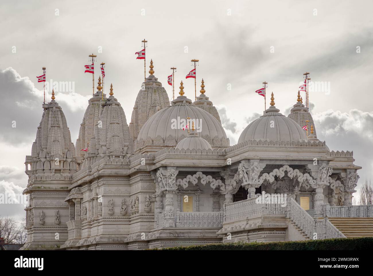 London, UK - Feb 23, 2024 - The exterior architectural design of the ...