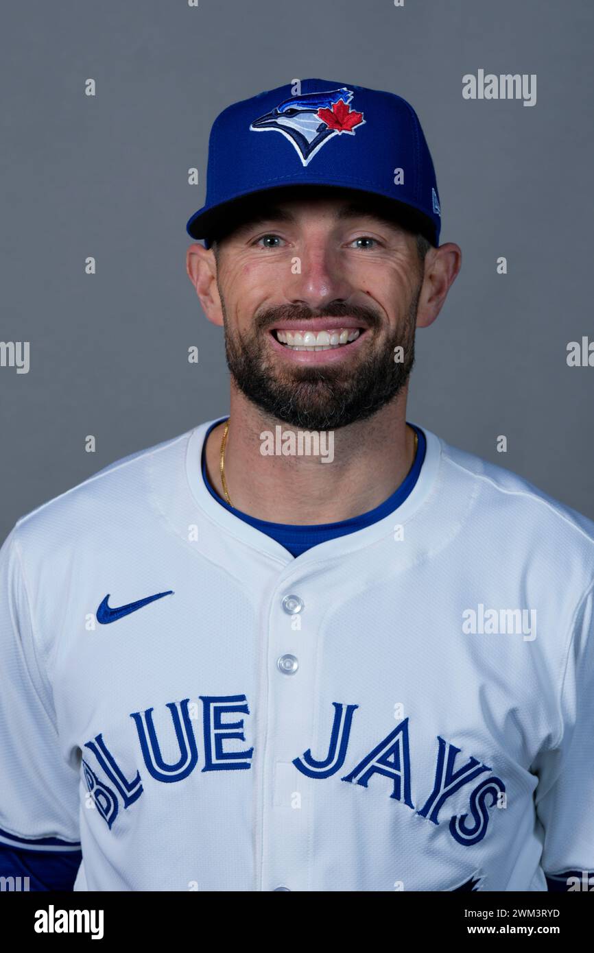 This is a 2024 photo of Hunter Mense of the Toronto Blue Jays baseball ...