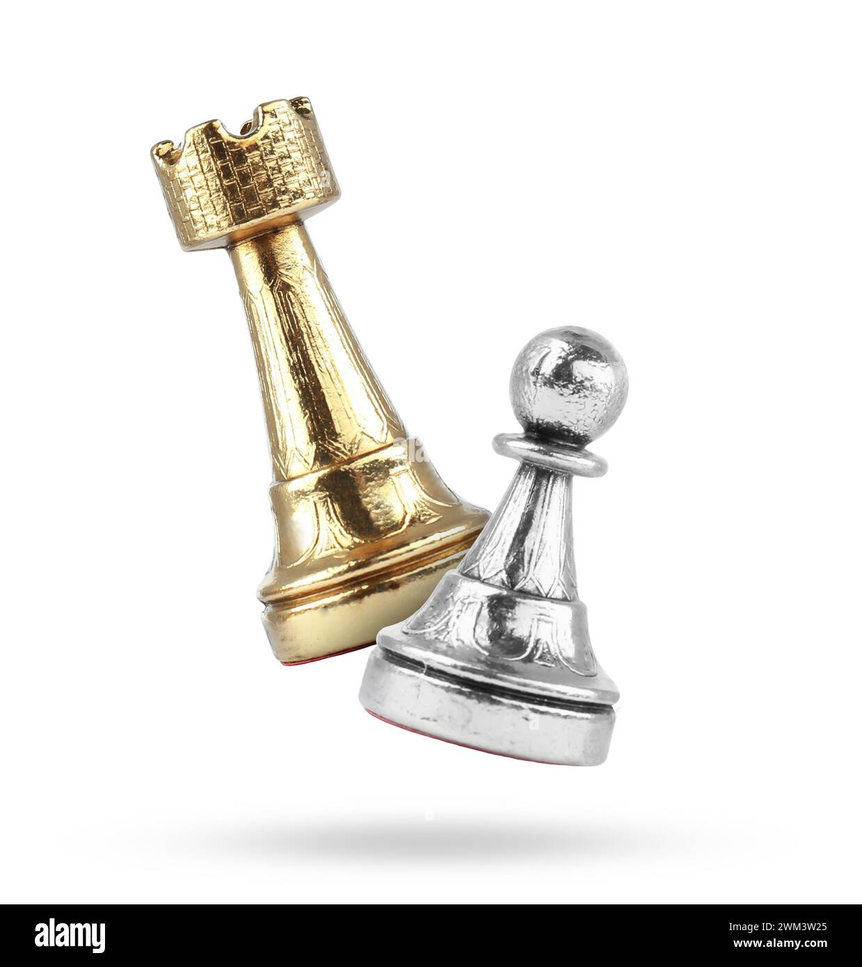 Golden pawn chess piece Cut Out Stock Images & Pictures - Alamy