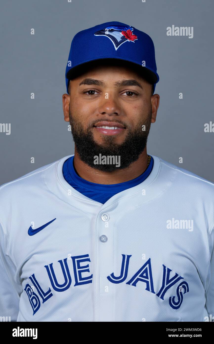 This is a 2024 photo of Steward Berroa of the Toronto Blue Jays ...