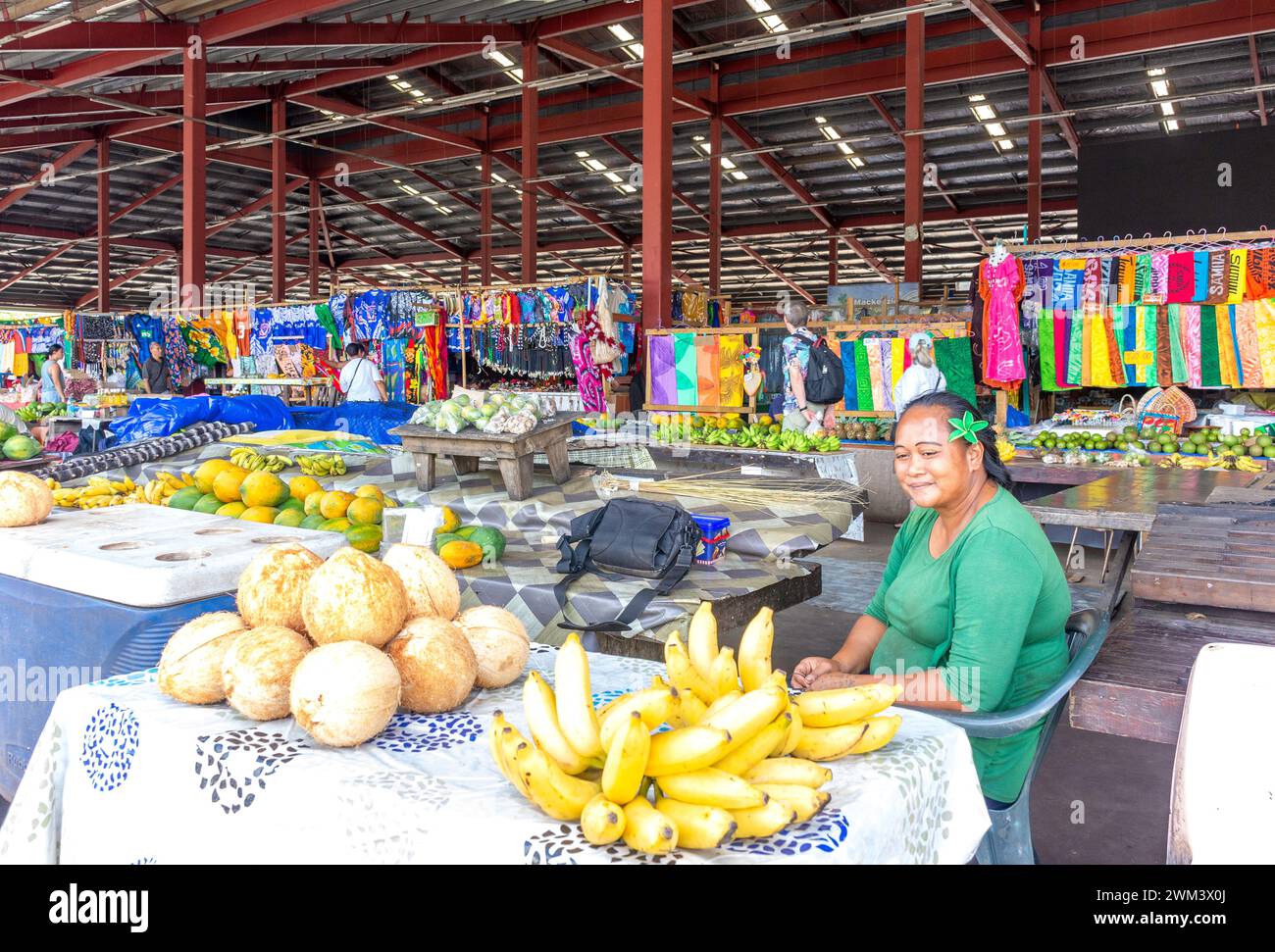 Fruit and vegetable stalls at Suva Municipal Market, Fugalei Street ...
