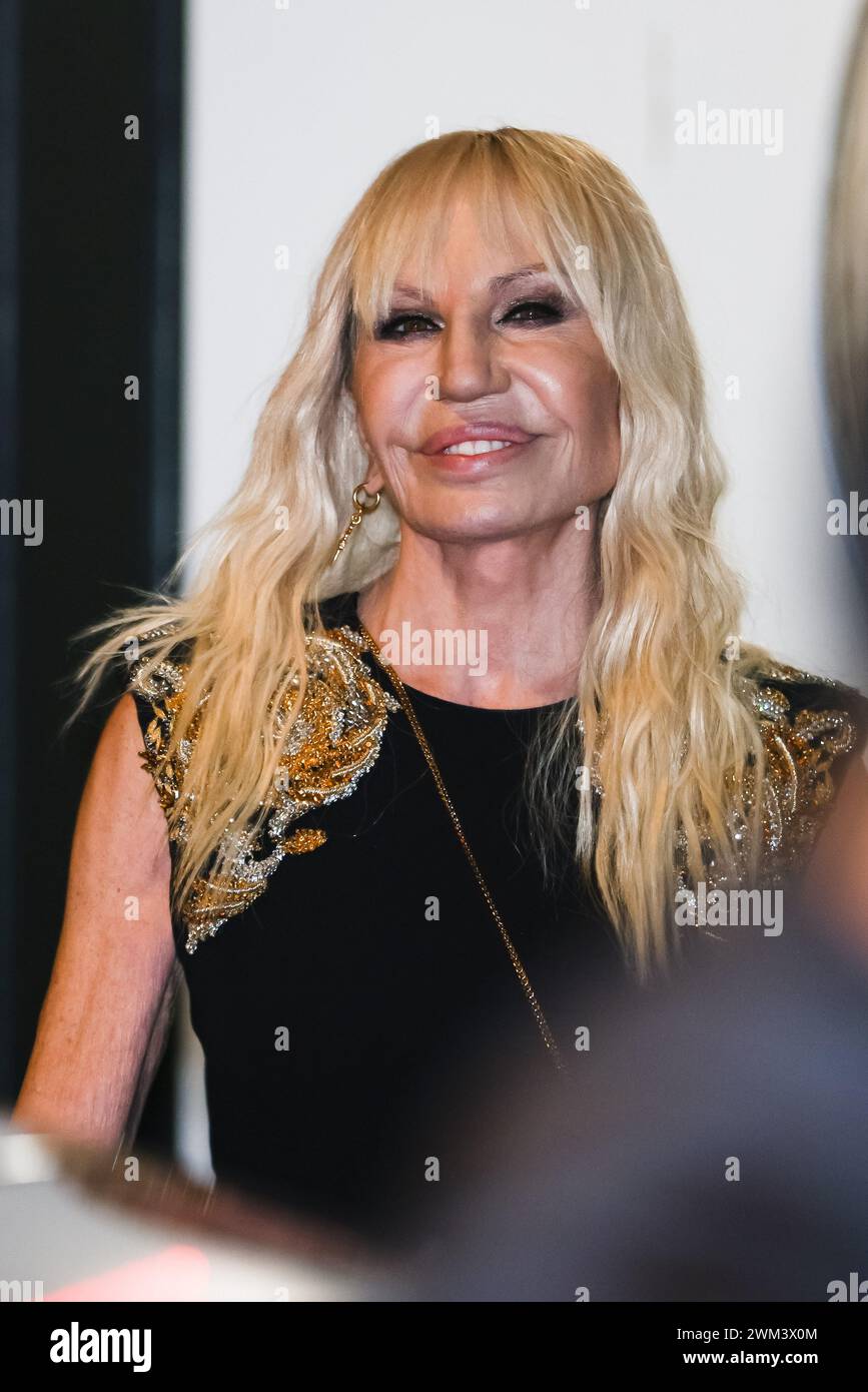 Milan, Italy. 24th Feb, 2024. Women's Fashion Autumn Winter 2024-2025 ...