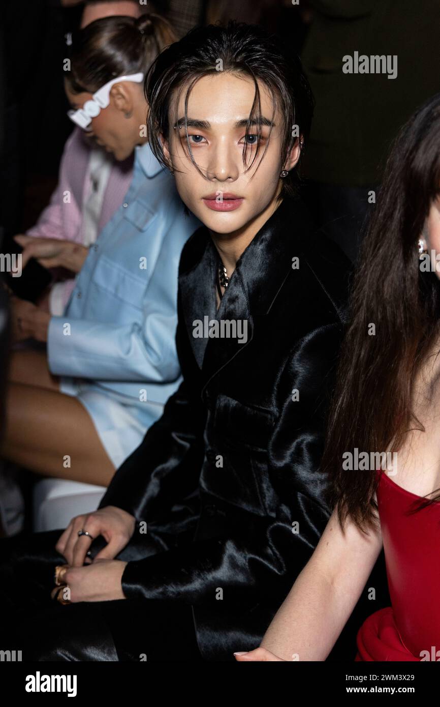 Milan, Italien. 23rd Feb, 2024. Hyunjin attends VERSACE Fall/Winter ...