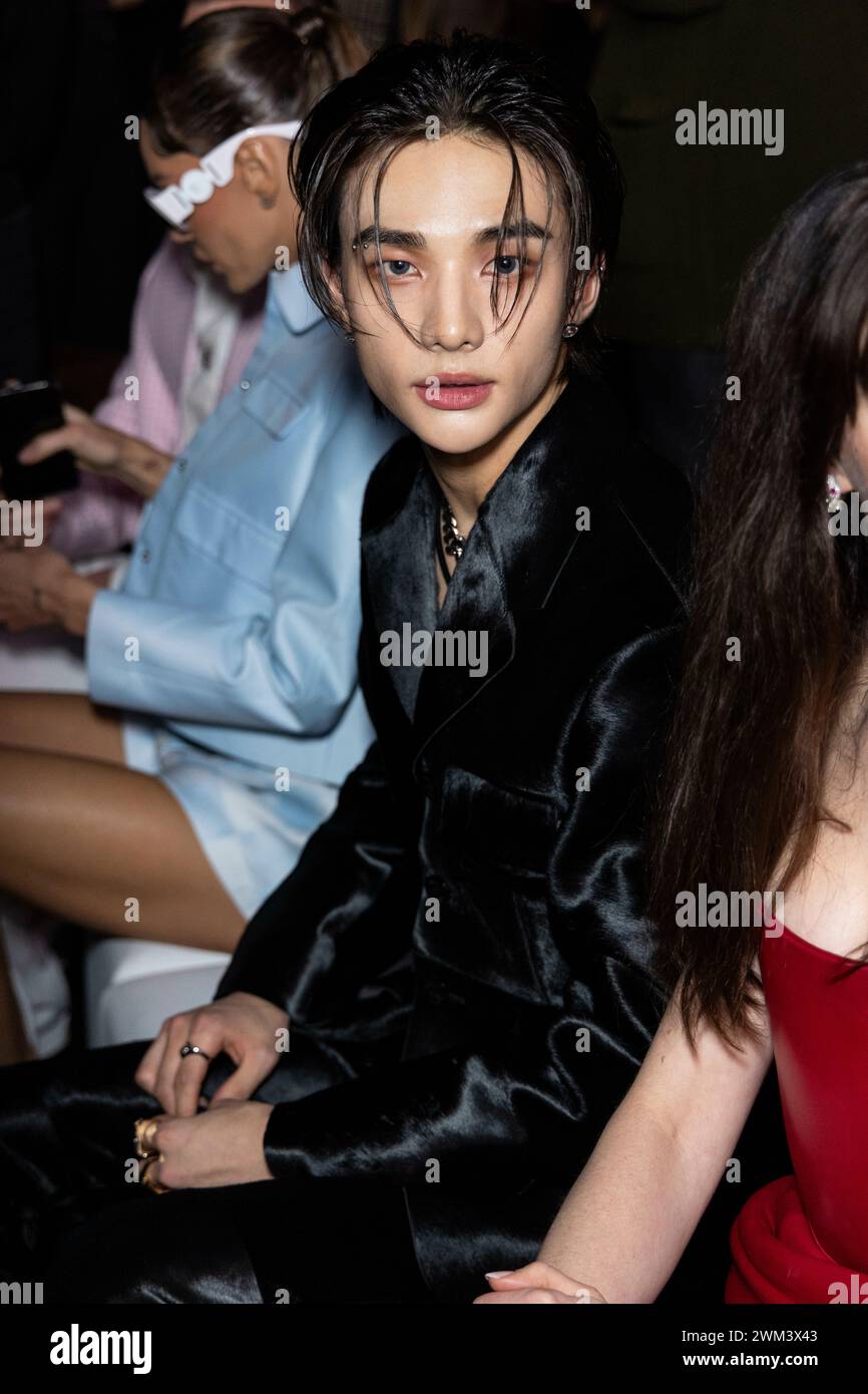 Milan, Italien. 23rd Feb, 2024. Hyunjin attends VERSACE Fall/Winter ...