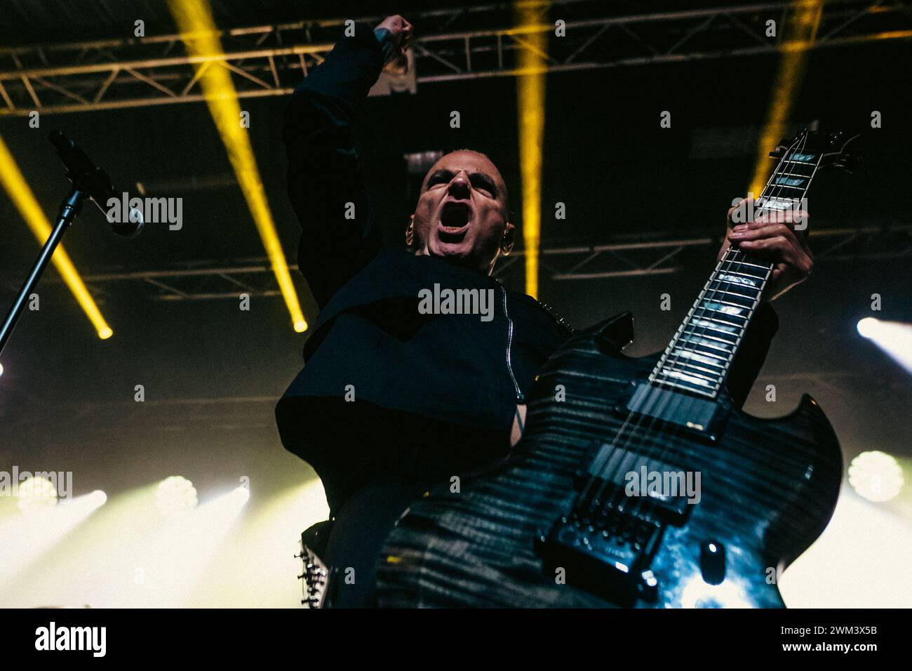 Wroclaw, Wroclaw, Poland. 23rd Feb, 2024. The Swiss band Samael visited ...