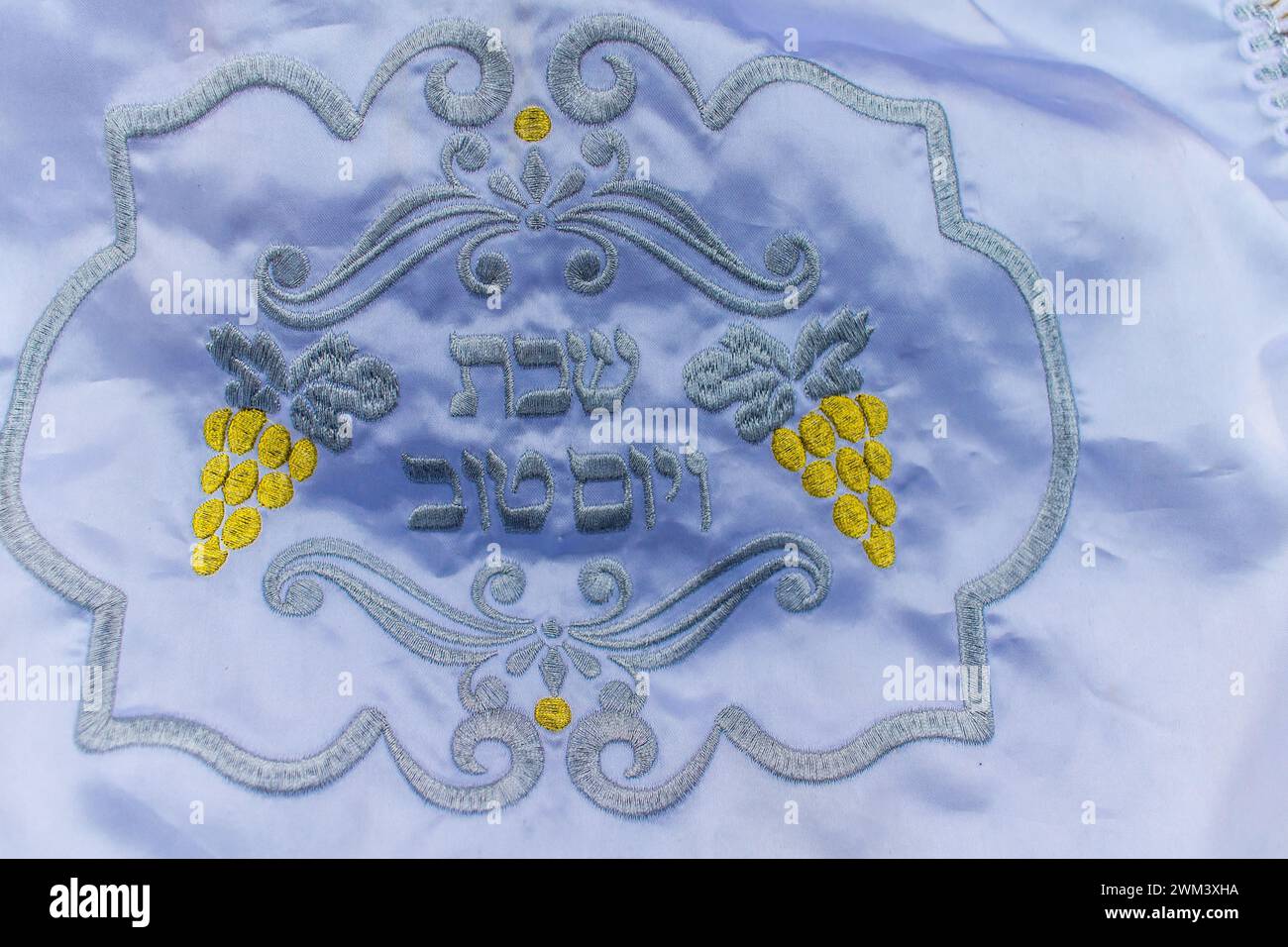 Tel Aviv, Israel, February 23, 2024 Israelis participate in the Shabbat ...