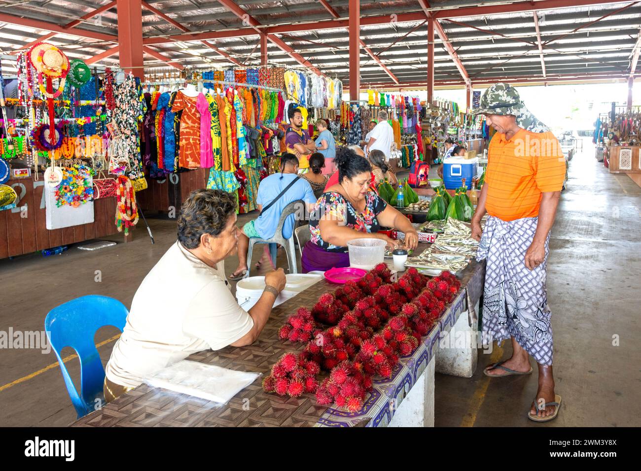 Samoa market street hi-res stock photography and images - Alamy