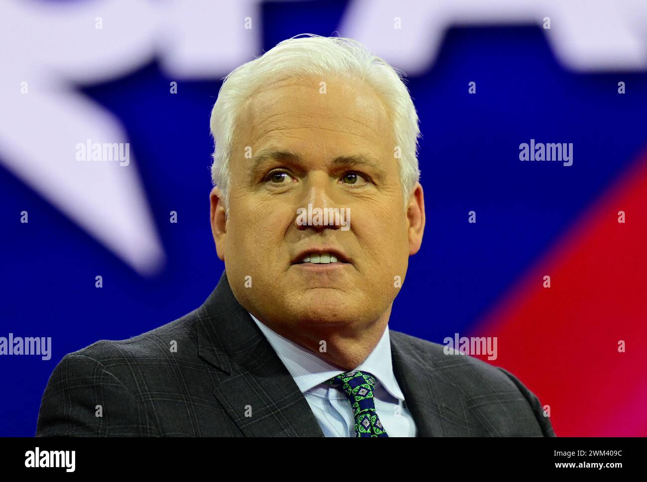 Oxon Hill, United States. 23rd Feb, 2024. Matt Schlapp, chairman of the ...