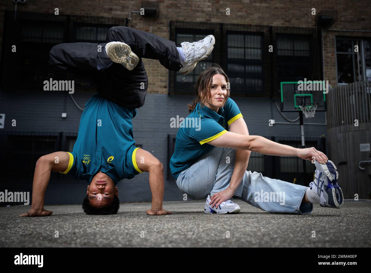 Australian breakers Jeff Dunne aka “J-Attack” and Rachael Gunn aka ...
