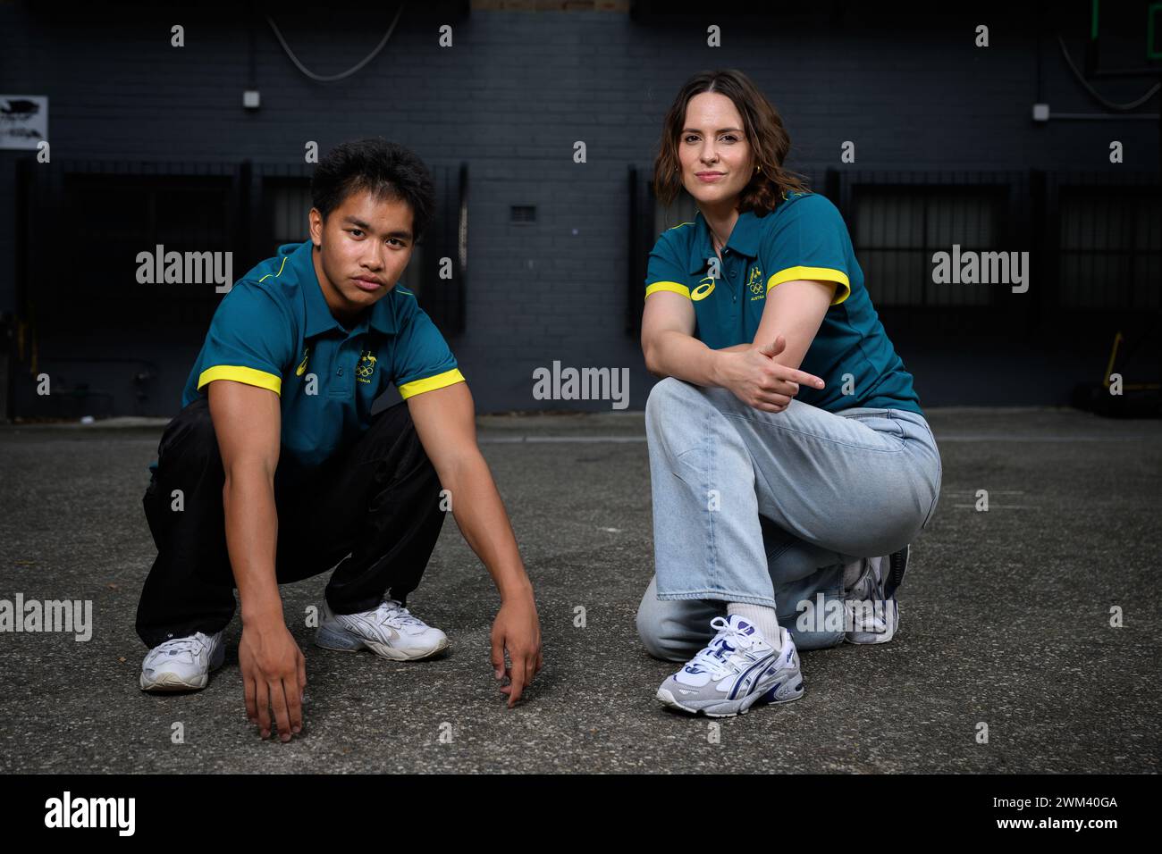 Australian breakers Jeff Dunne aka “J-Attack” and Rachael Gunn aka ...