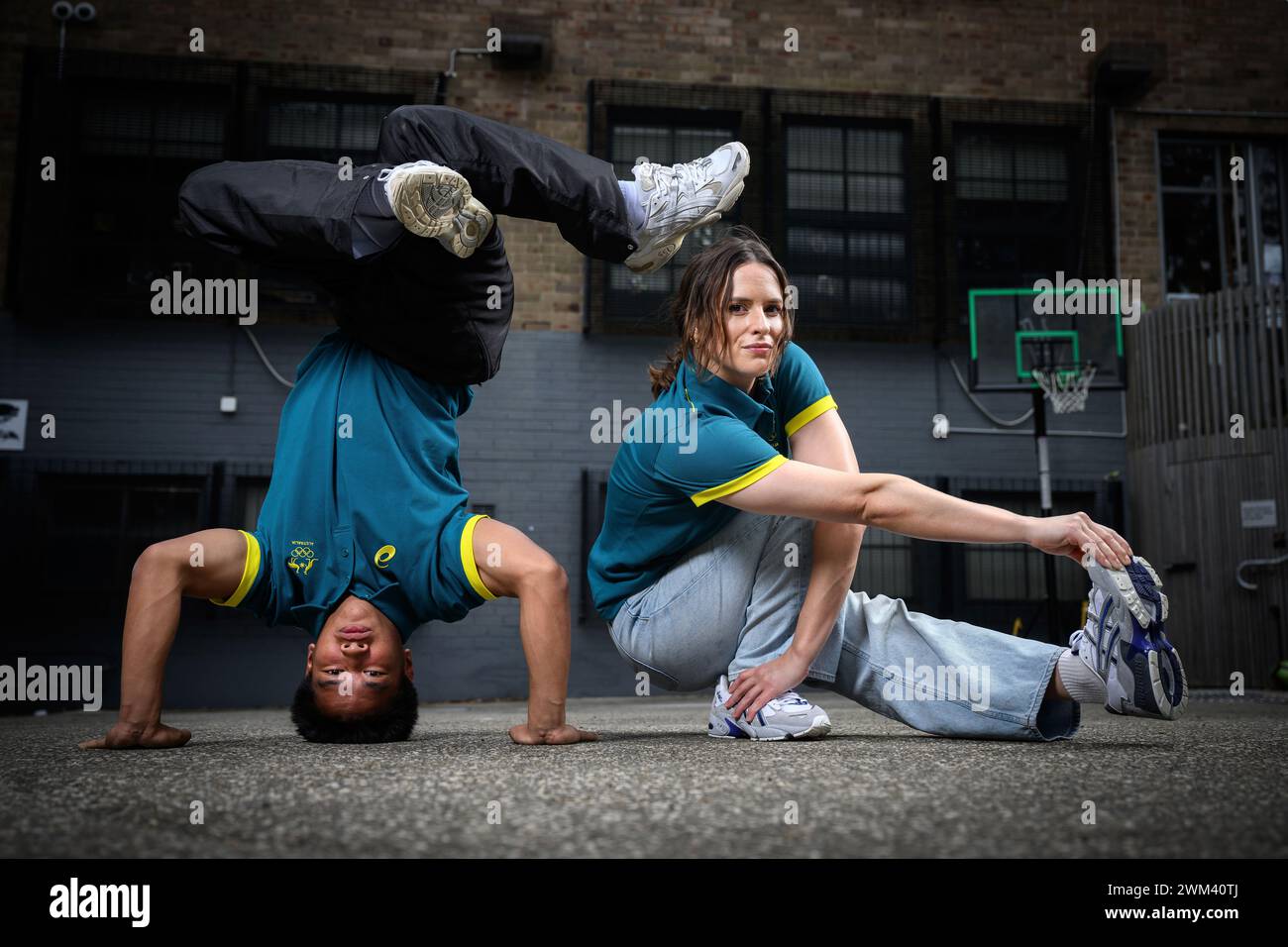 Australian breakers Jeff Dunne aka “J-Attack” and Rachael Gunn aka ...