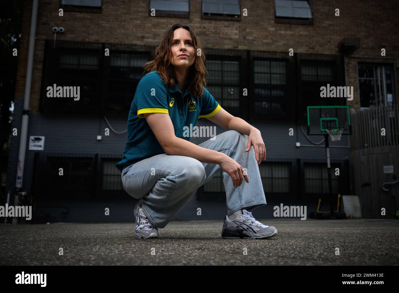 Australian breaker Rachael Gunn aka “Raygun” poses for photographs ...