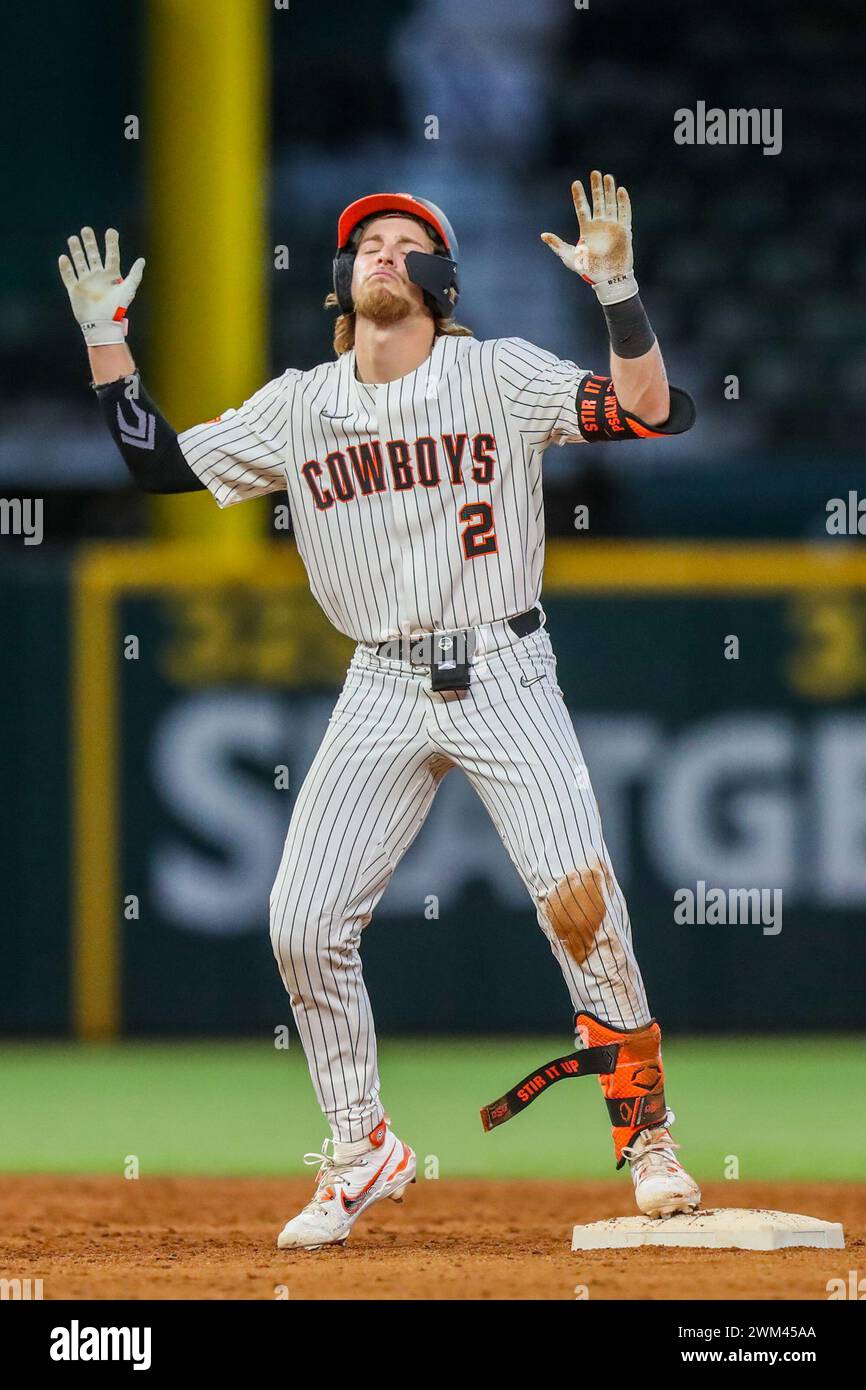 Arlington, Texas, USA. 23rd Feb, 2024. Oklahoma State University's ...