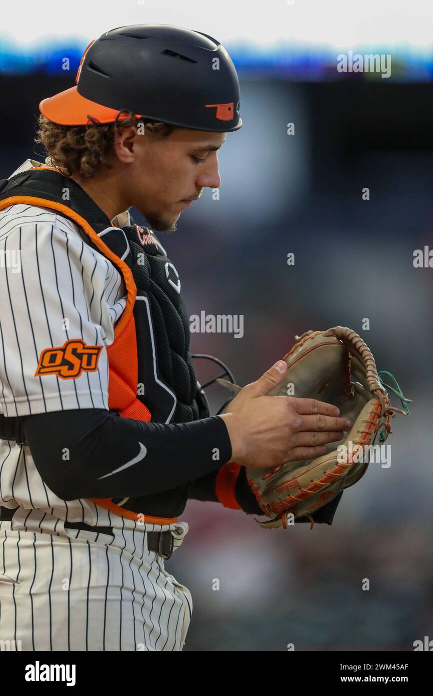 Arlington, Texas, USA. 23rd Feb, 2024. Oklahoma State University ...