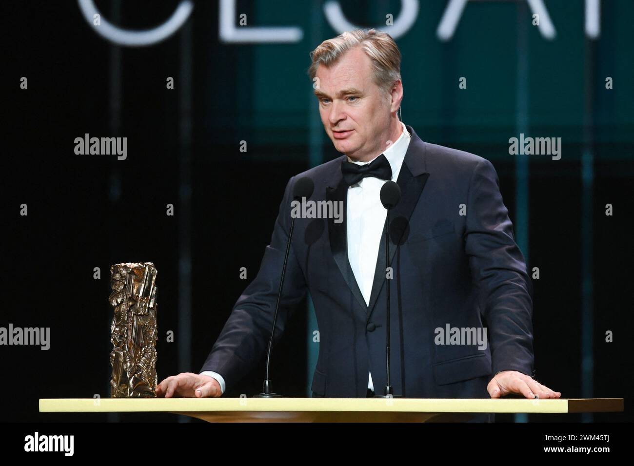 Berlin, Germany. 22nd Feb, 2024. Christopher Nolan accepts the ...