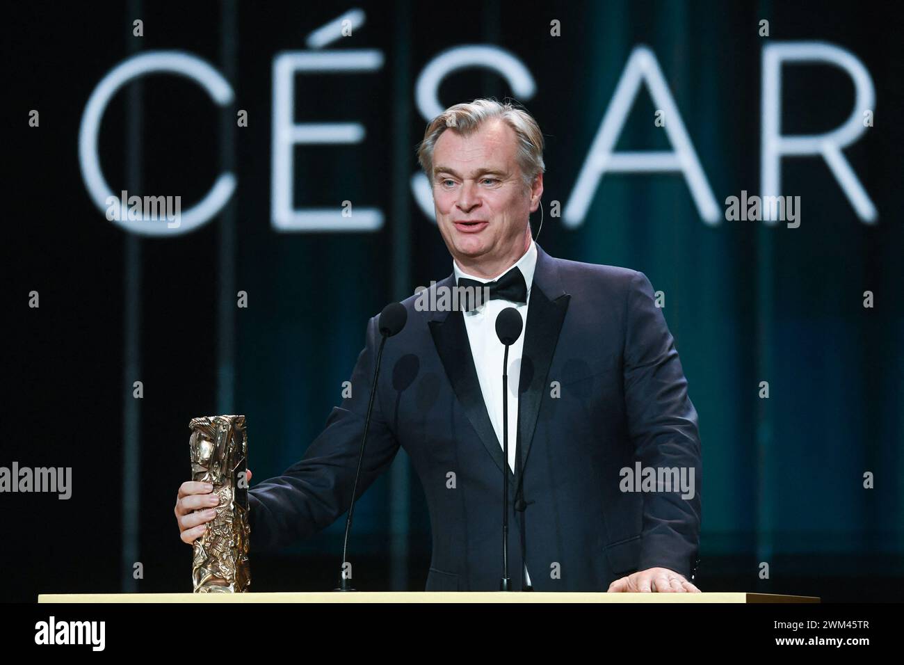 Berlin, Germany. 22nd Feb, 2024. Christopher Nolan accepts the ...