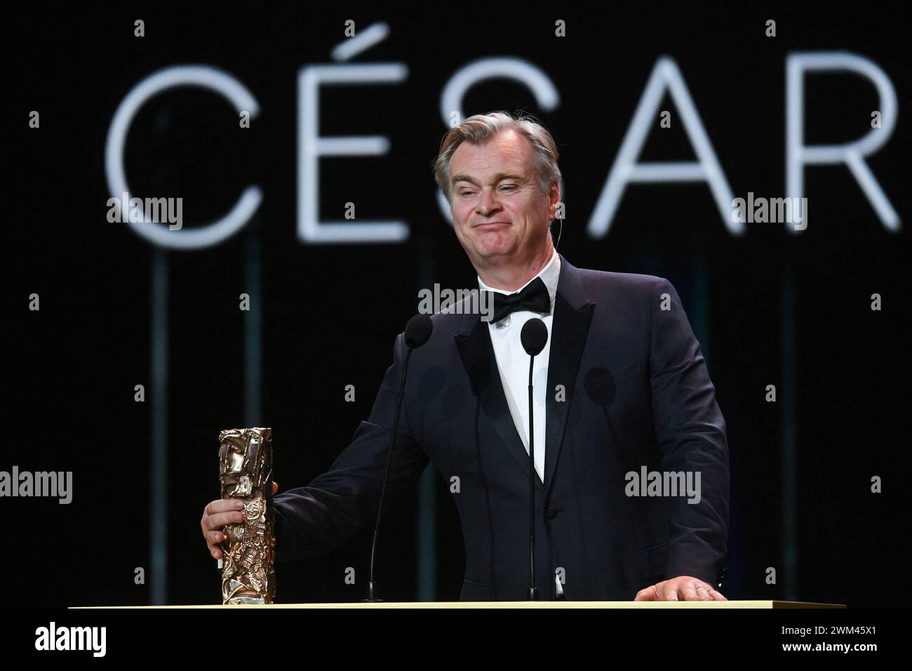 Berlin, Germany. 22nd Feb, 2024. Christopher Nolan accepts the ...