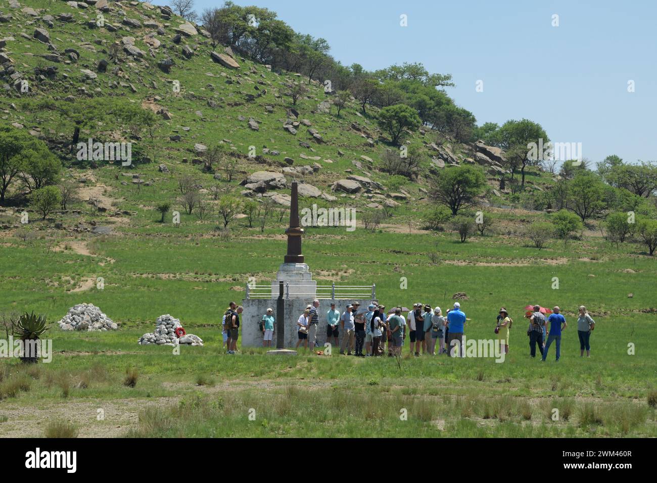 Military history attraction, battle of Isandlwana landscape, 1879 Anglo ...