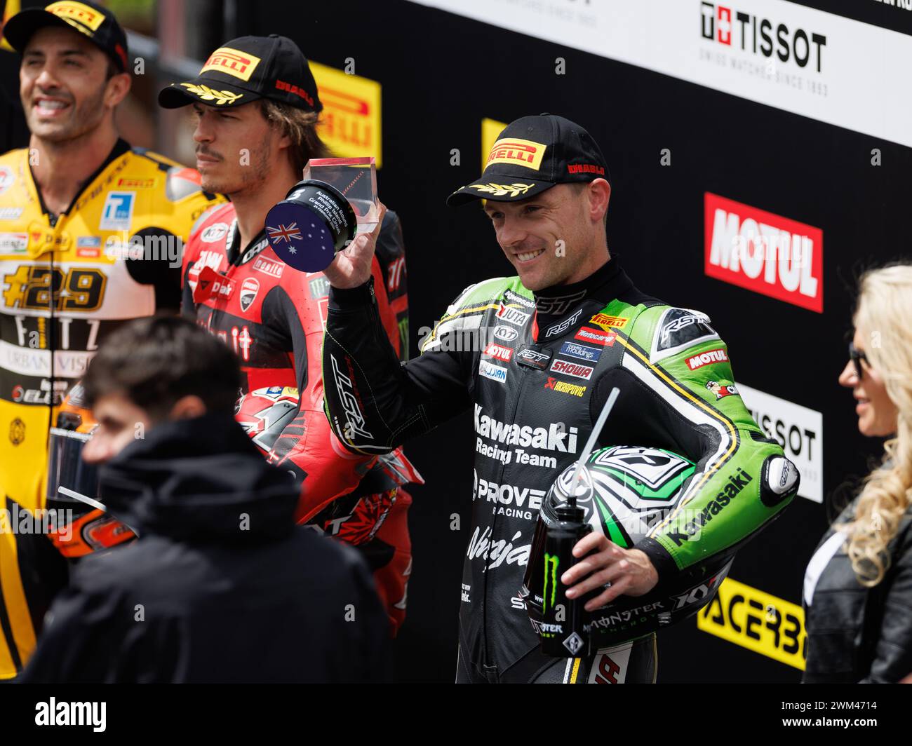 Andrea iannone world superbike championship phillip island grand prix ...