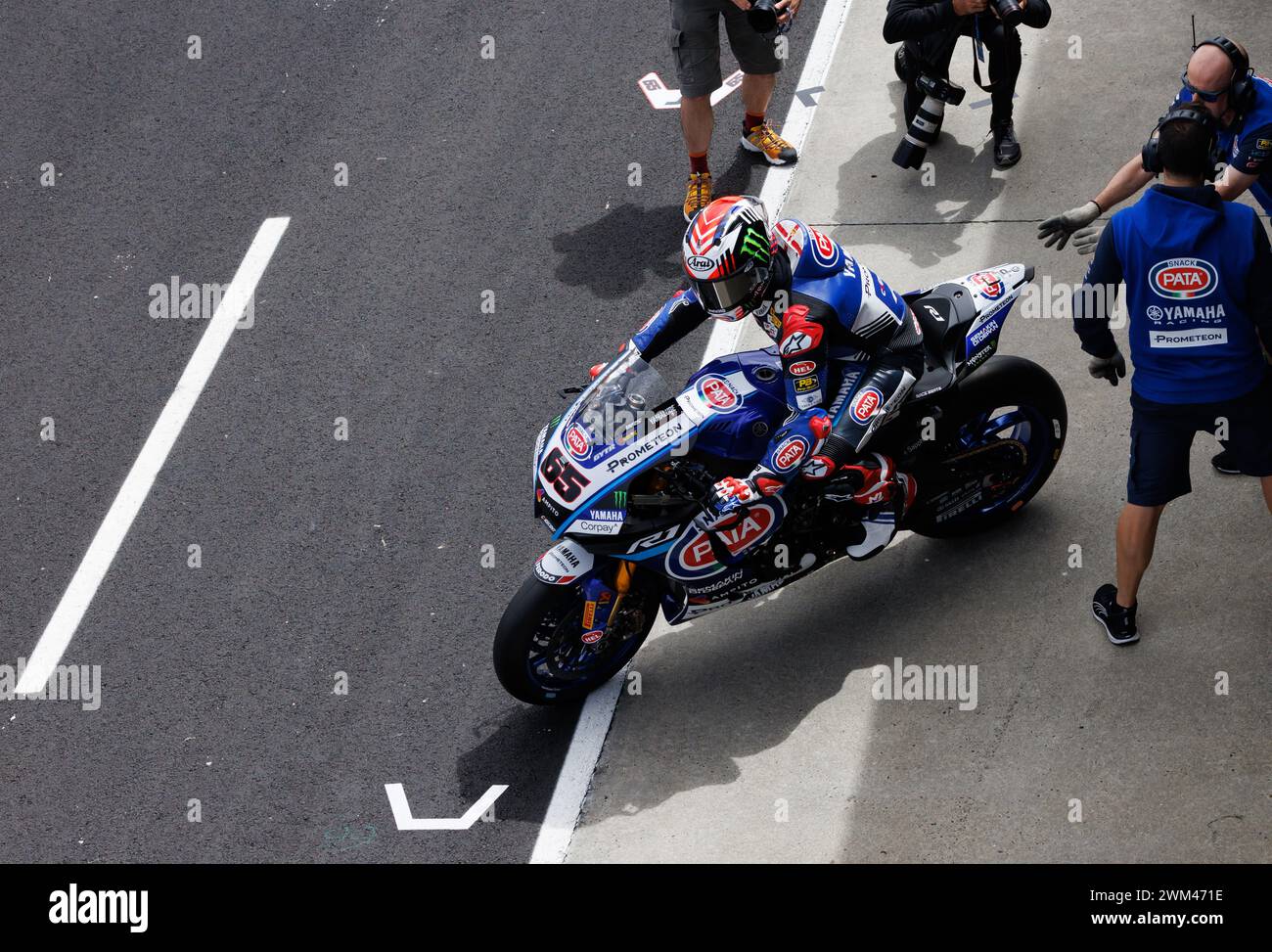 Phillip Island Grand Prix Circuit, 24 February 2024: Jonathan Rea (GBR ...