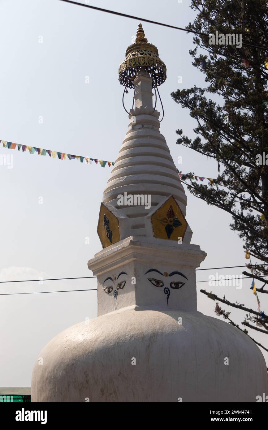 Small stupa located at the base of Swayambhunath, Kathmandu, Nepal ...