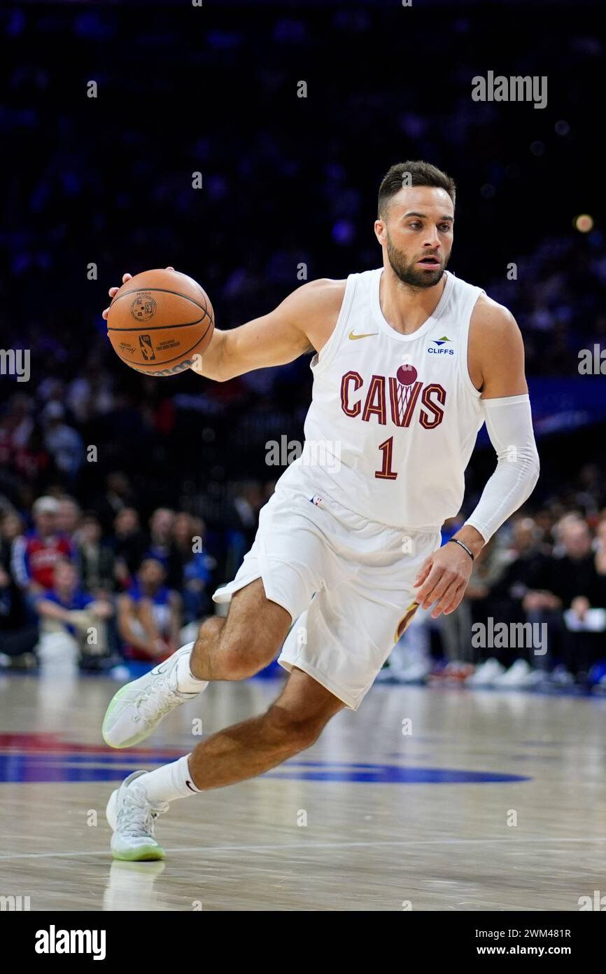 Cleveland Cavaliers' Max Strus plays during an NBA basketball game ...