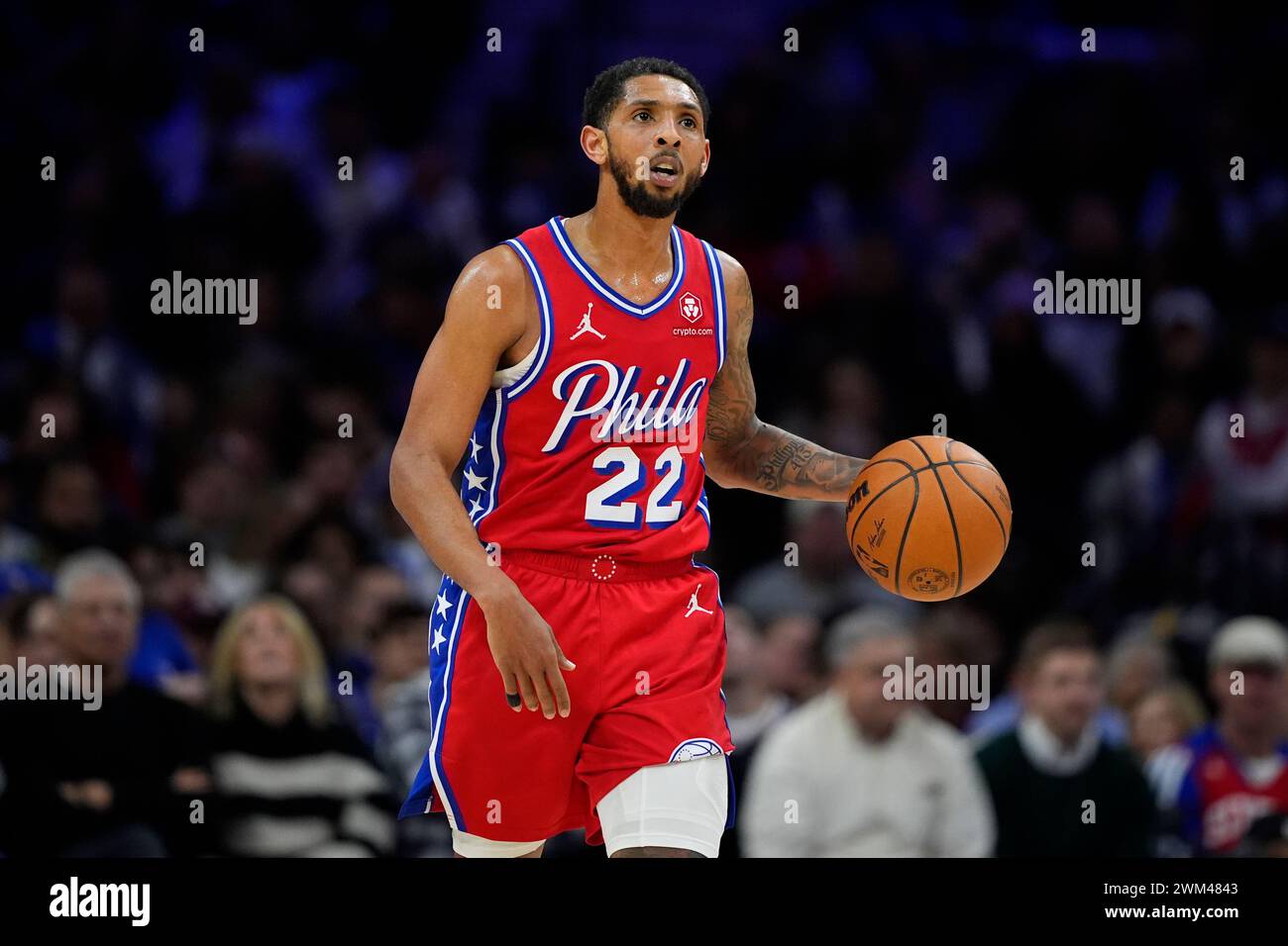 Philadelphia 76ers' Cameron Payne plays during an NBA basketball game ...