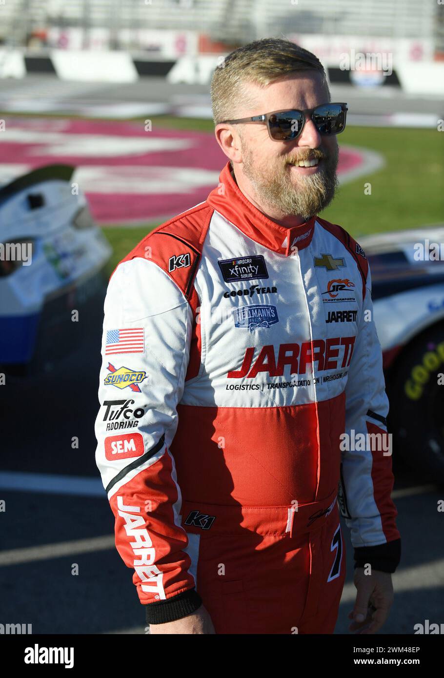 ATLANTA, GA - FEBRUARY 23: Justin Allgaier (#7 JR Motorsports Jarrett ...