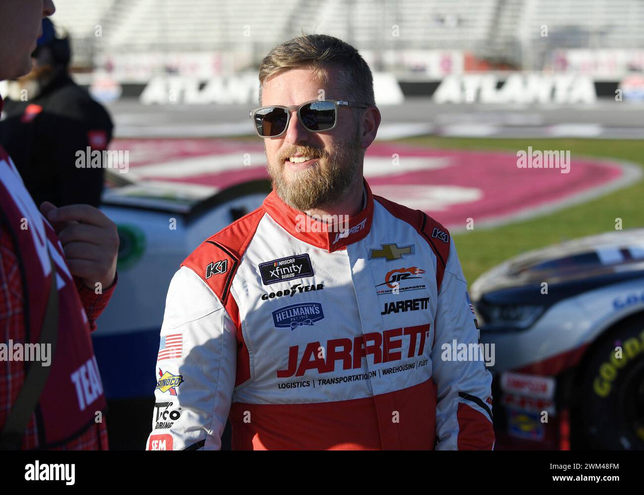 ATLANTA, GA - FEBRUARY 23: Justin Allgaier (#7 JR Motorsports Jarrett ...
