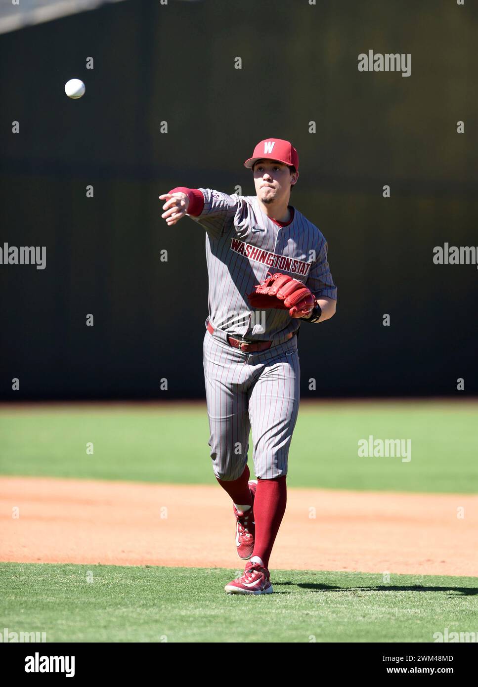 ROUND ROCK, TX - FEBRUARY 23: Washington State Cougars infielder Kyle ...